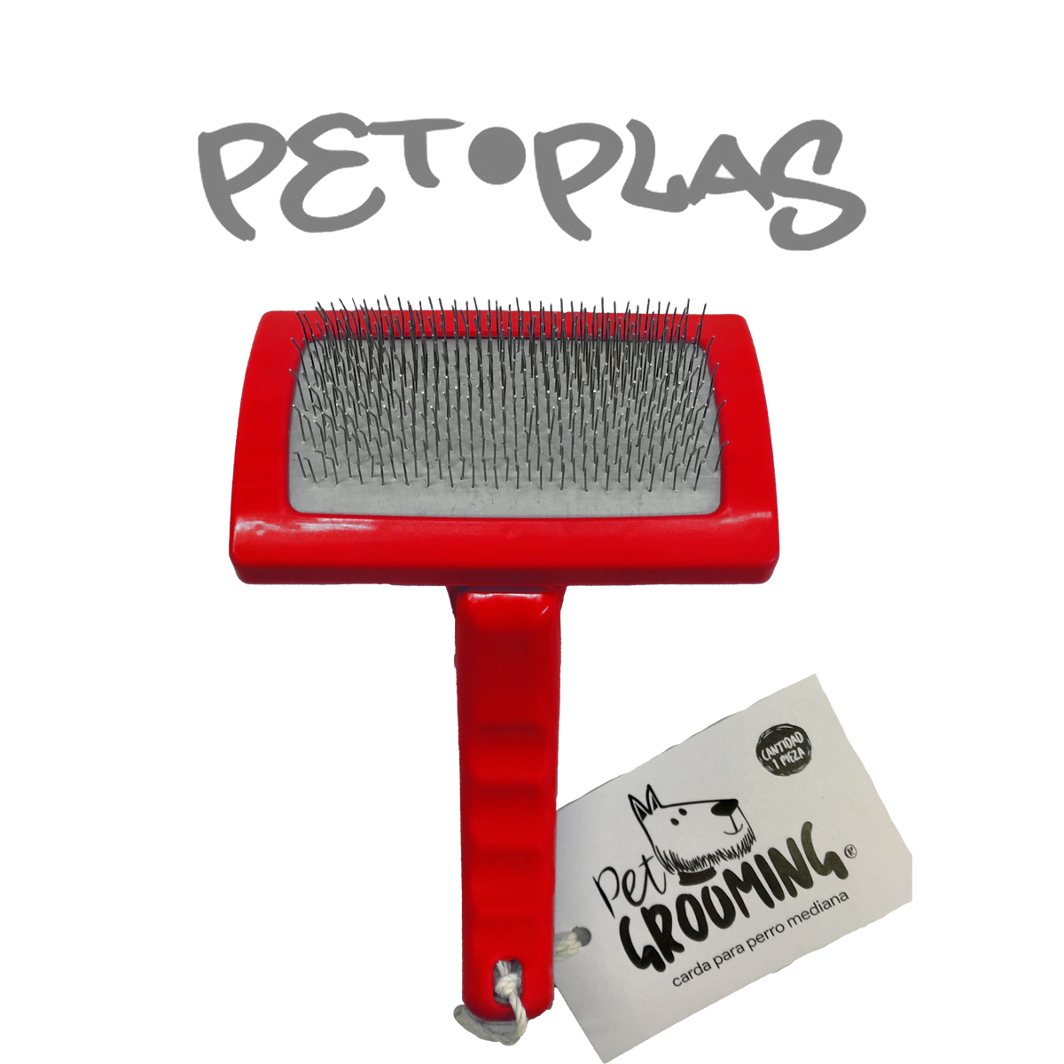 CARDA MEDIANA PARA PERRO PET-PLAS GROOMING